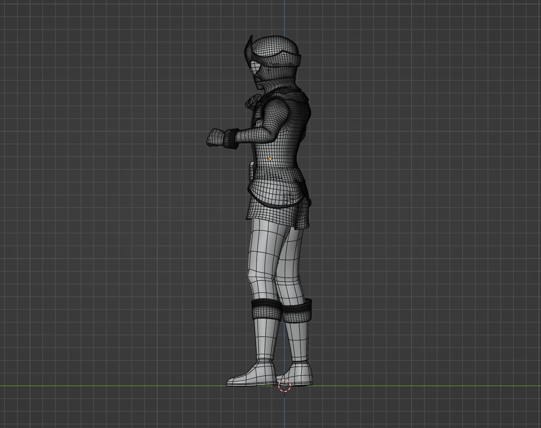 Yellow Pirate Ranger - Power Rangers Pirates 3D model rigged | CGTrader