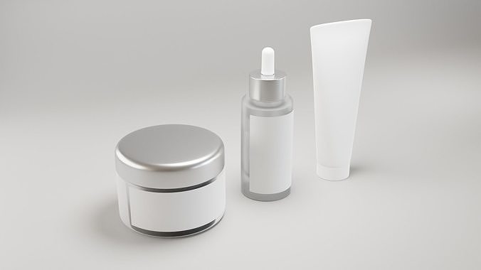 3D Cosmetics Mockup Model For product 3D model | CGTrader