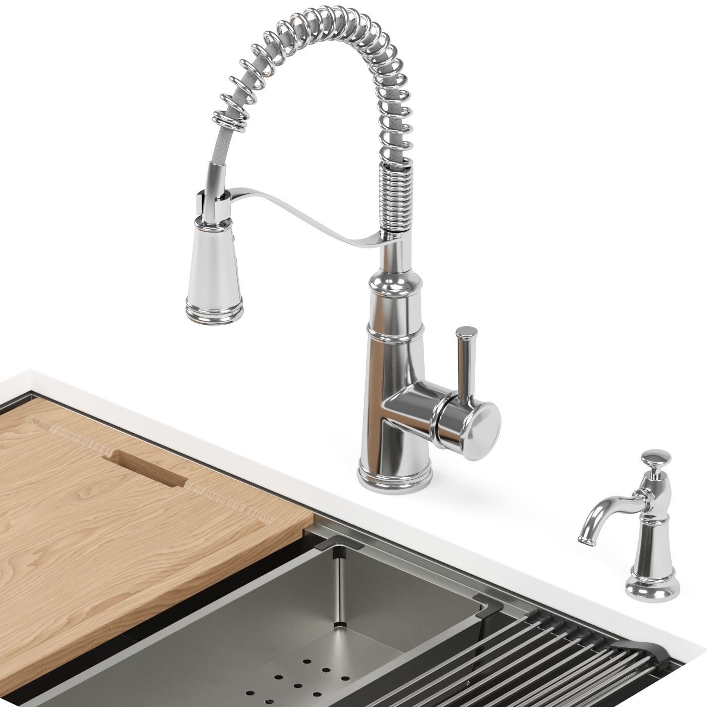 MOEN kitchen sink GS181020BUX 3D model | CGTrader