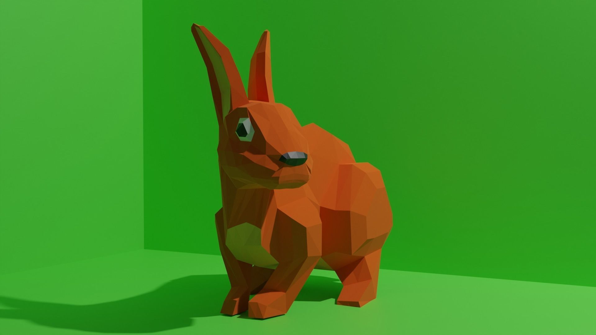 3D model Rabbit Low-poly 3D model VR / AR / low-poly | CGTrader