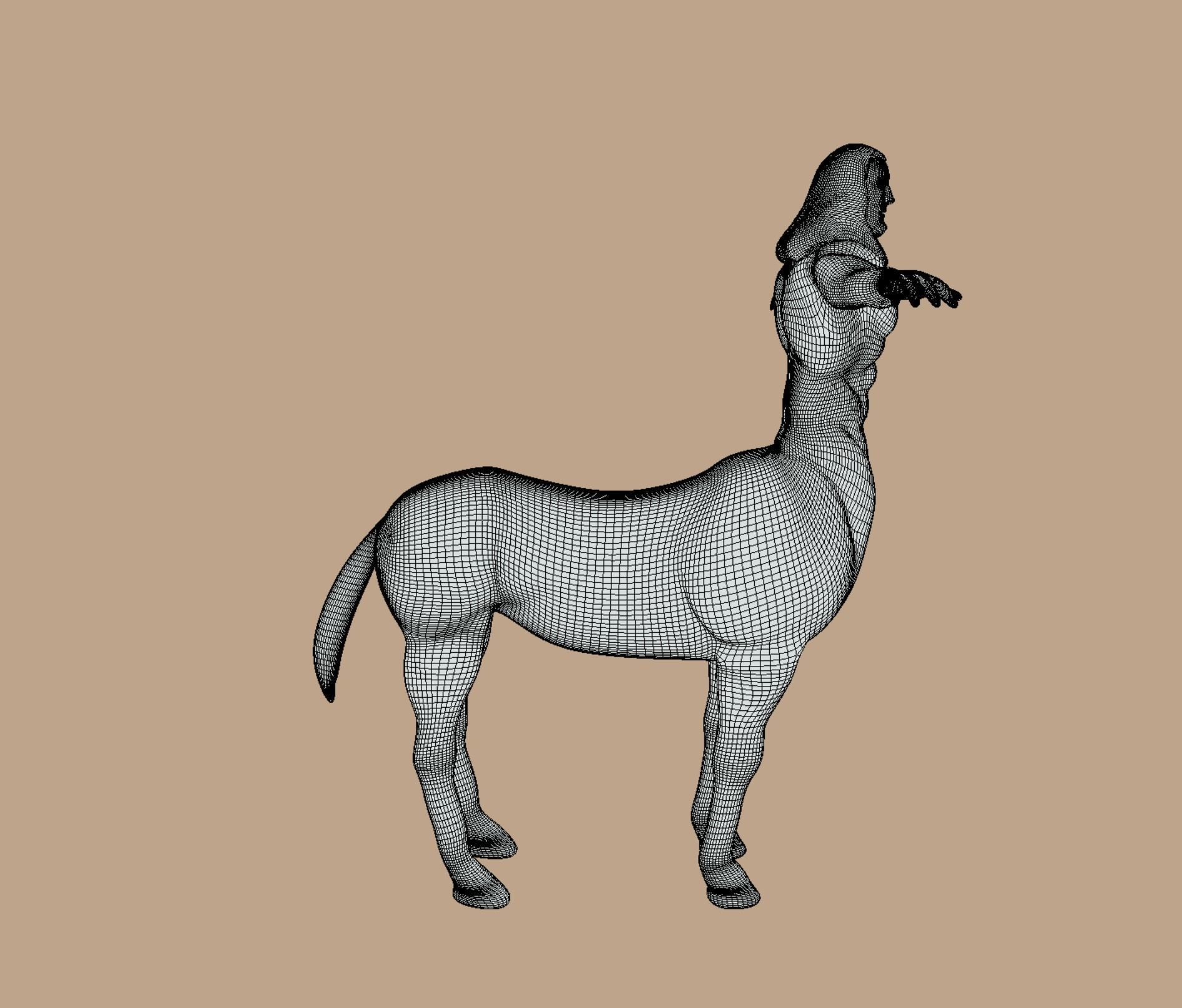 3D model Centaur Character - UV - Texture VR / AR / low-poly | CGTrader