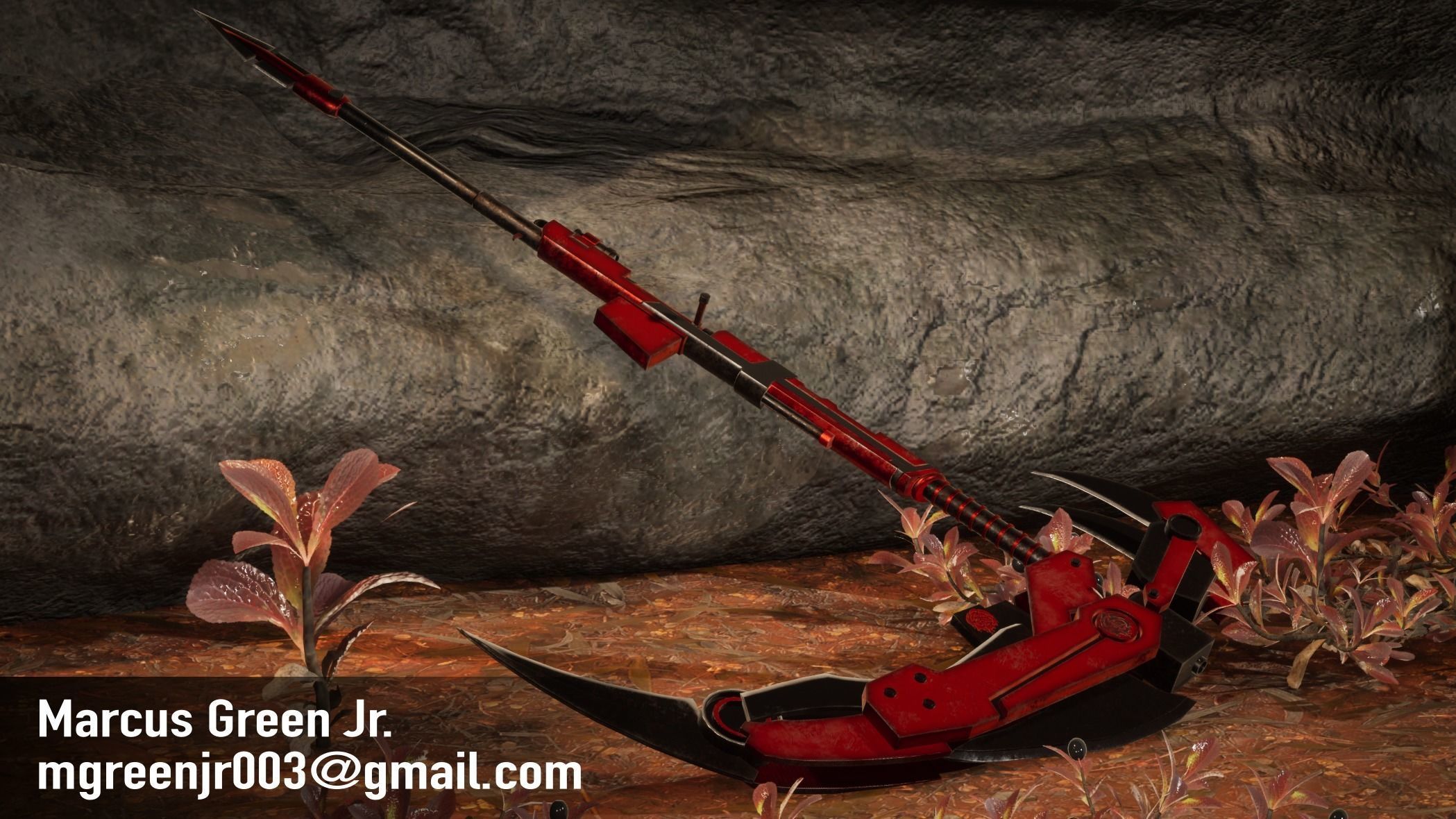 3D model Crescent Rose VR / AR / low-poly | CGTrader