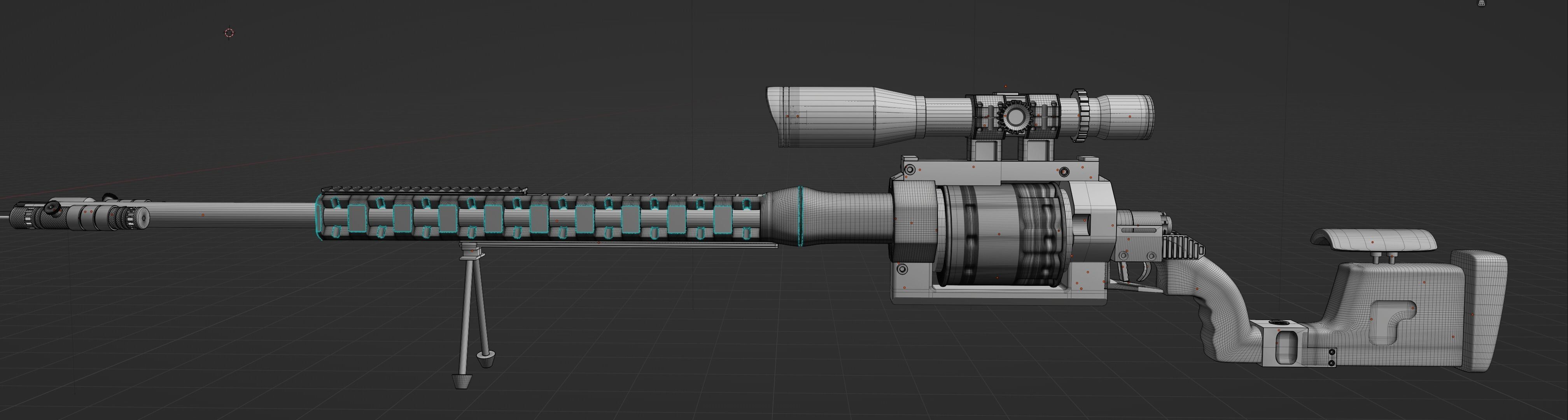 sniper free 3D model | CGTrader