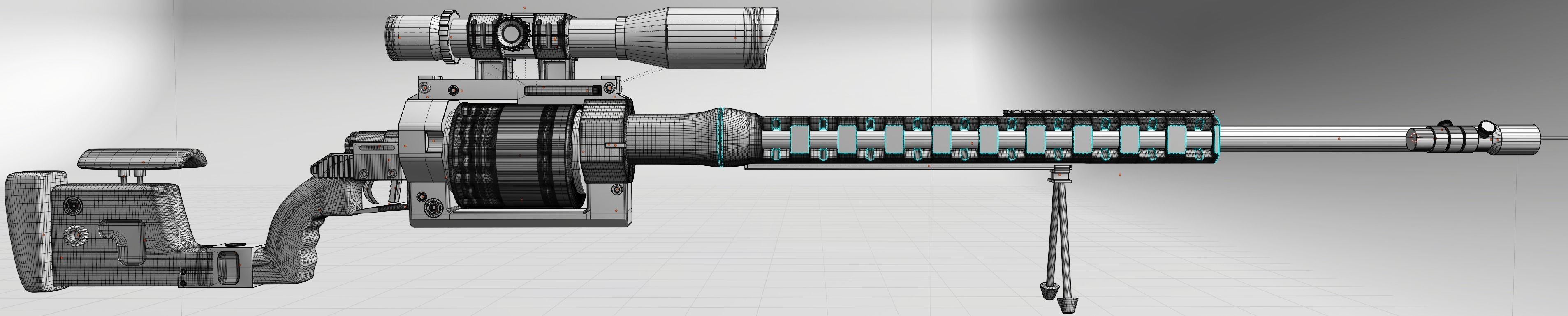 sniper free 3D model | CGTrader