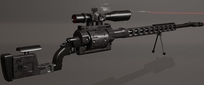 sniper free 3D model | CGTrader