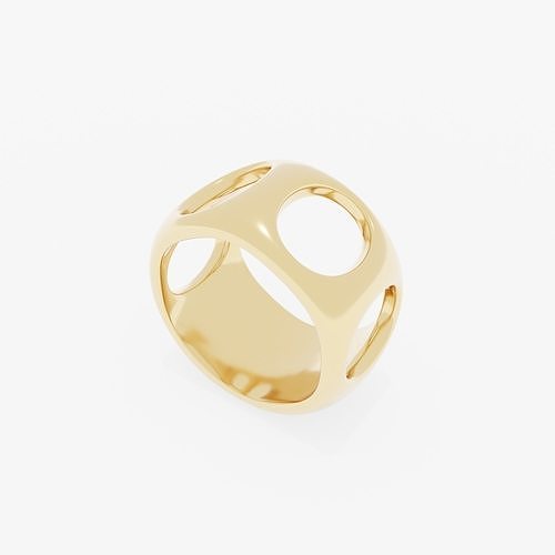 Abstract Circle Ring 3d Model 3D model 3D printable | CGTrader