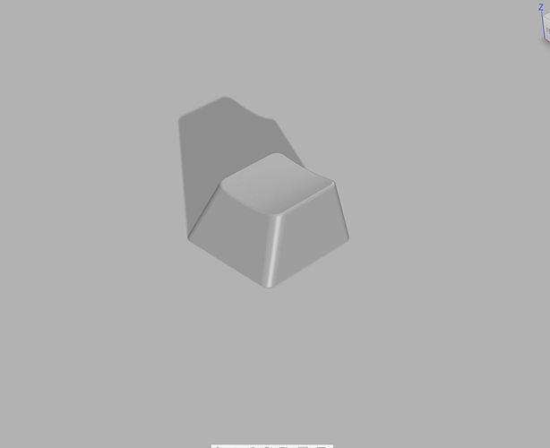 Standard 1u keycap free 3D model 3D printable | CGTrader