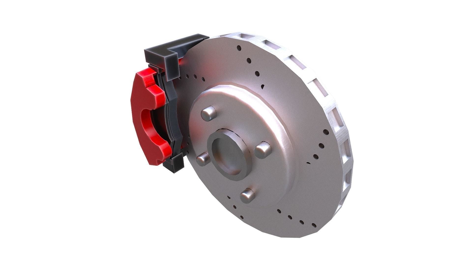 3D model Disc Break VR / AR / low-poly | CGTrader