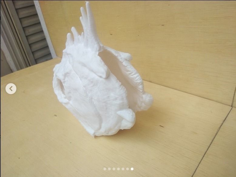 Payara Fish Vampire Fish Skull Head 3D model 3D printable | CGTrader