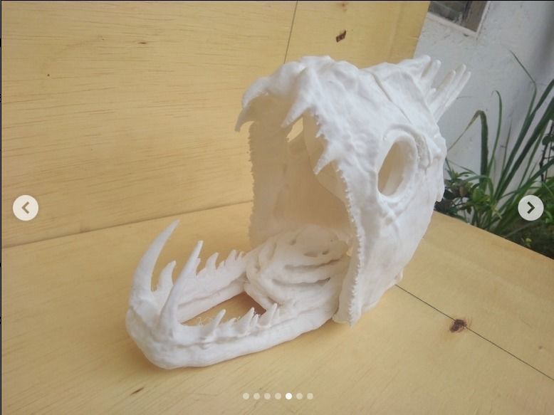Payara Fish Vampire Fish Skull Head 3D model 3D printable | CGTrader