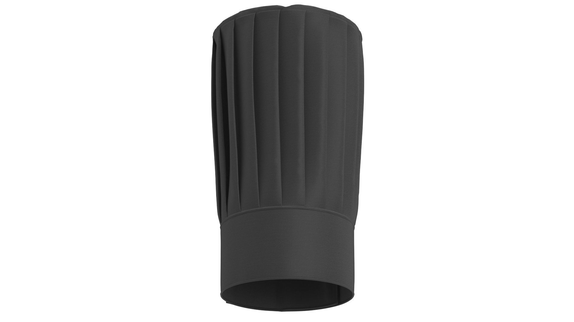 Black Tall Chef Hat 3D model | CGTrader