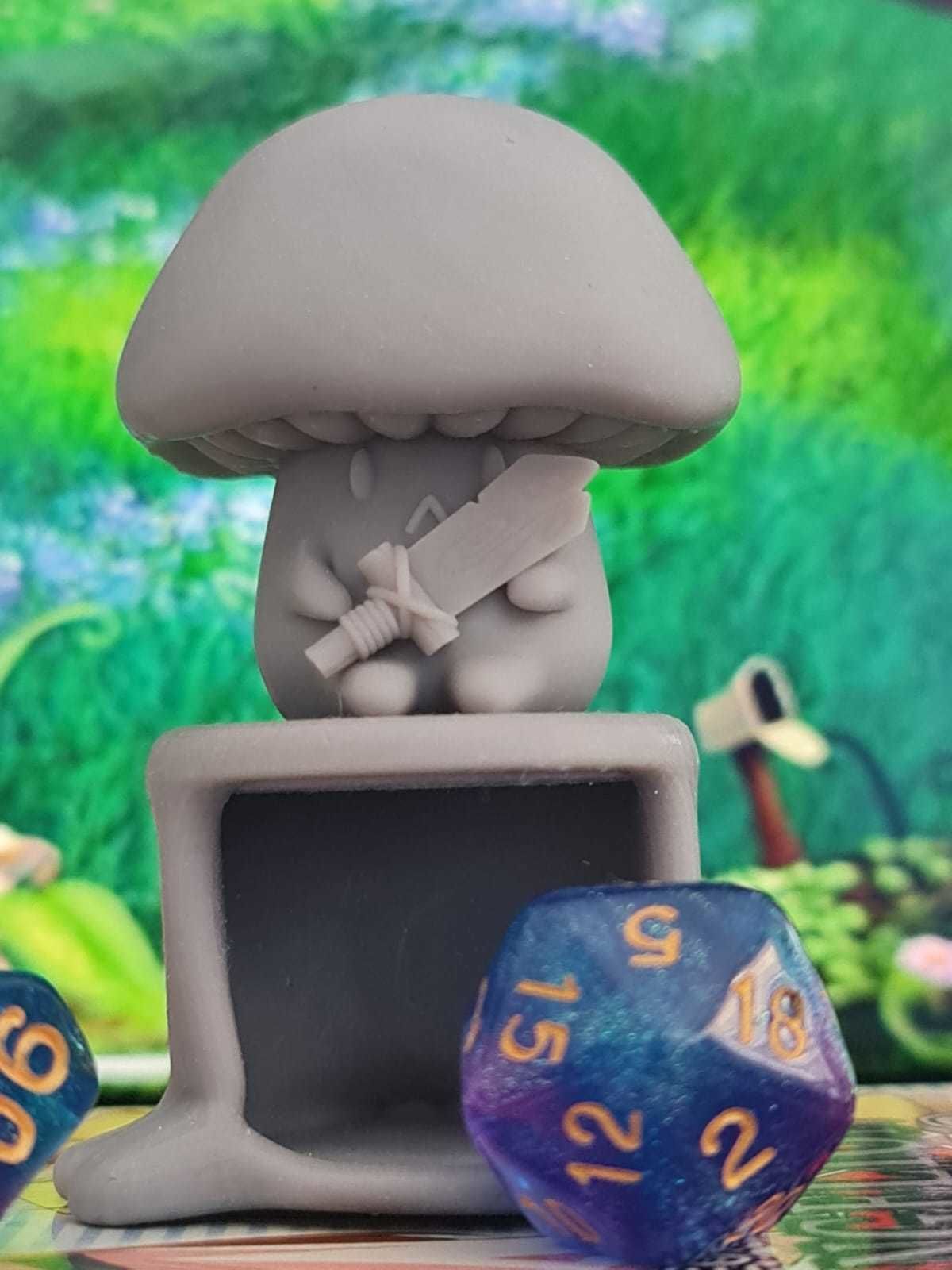 Mushroom dice guardian 3D model 3D printable | CGTrader