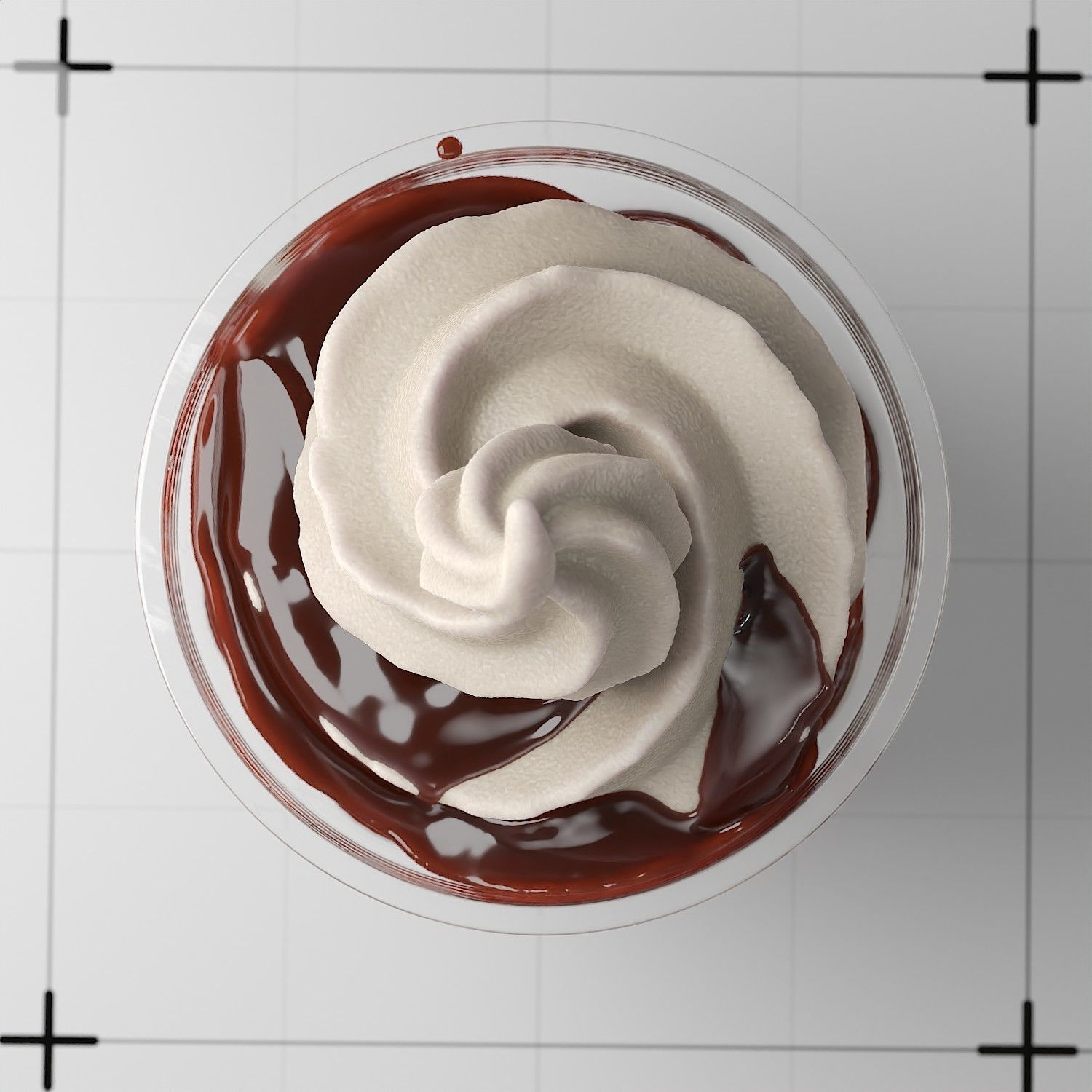 Soft Serve Sundae Ice Cream 3D model | CGTrader