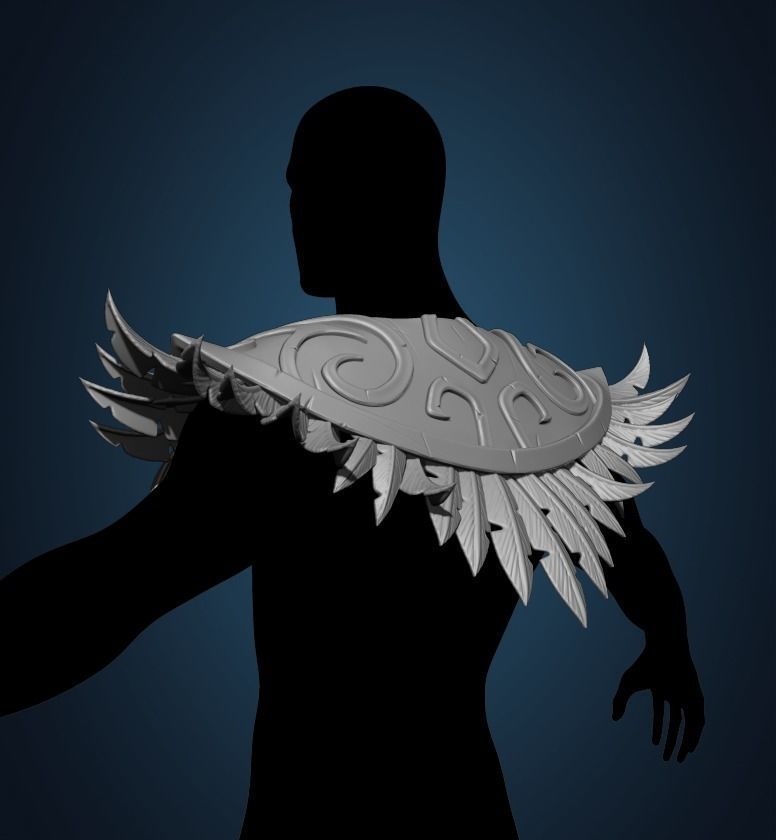 shoulder protector 3D model | CGTrader