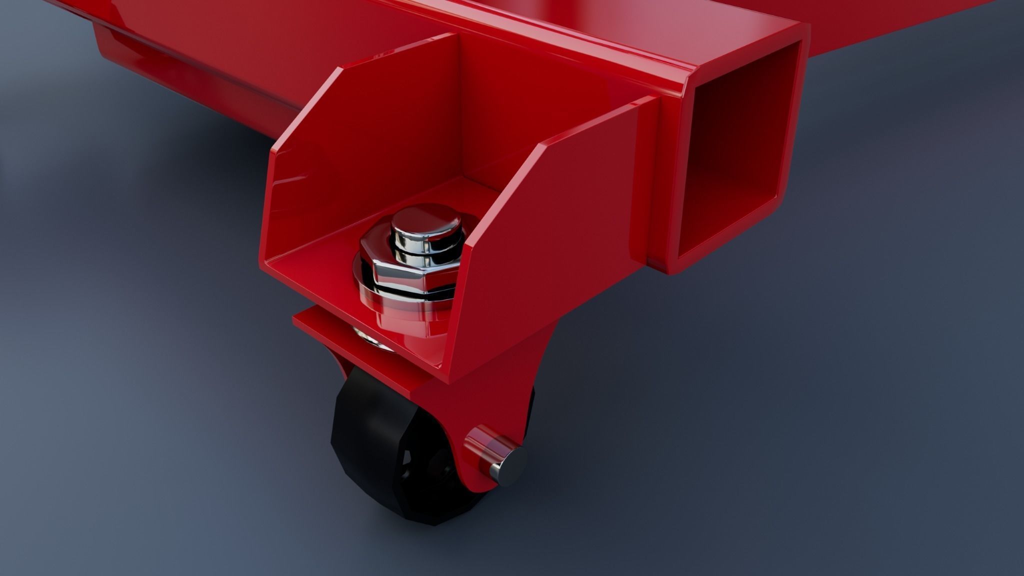 Folding workshop crane Clarke model 3D model | CGTrader