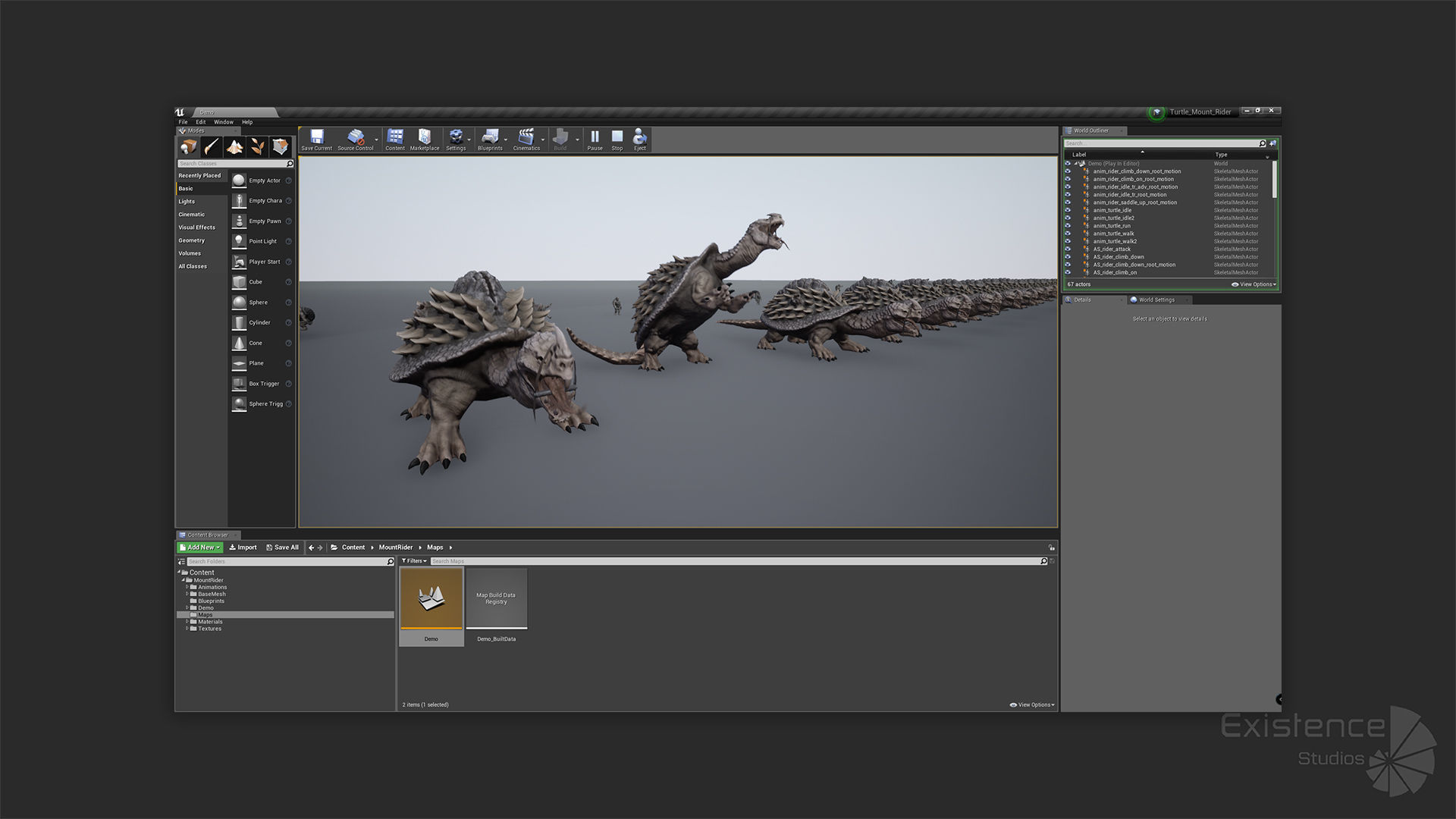 3D model Turtle Mount Rider - Tortilla Ryder Creature Riding Reptile ...