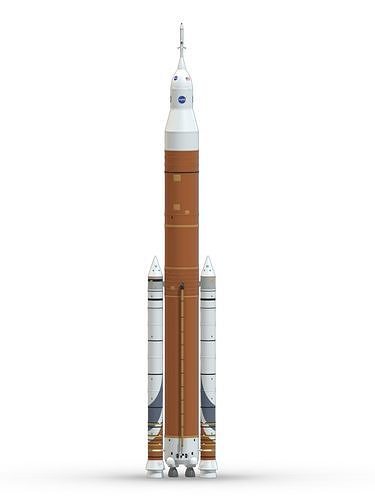 SLS Block 1B Crew Rocket 3D model | CGTrader
