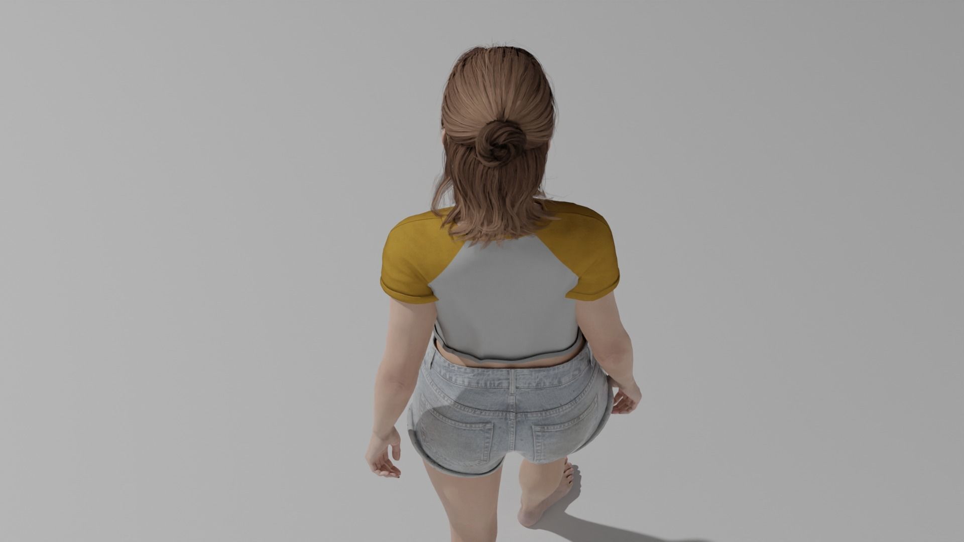 After 35 days - Realistic Women 3d model 3D model rigged | CGTrader