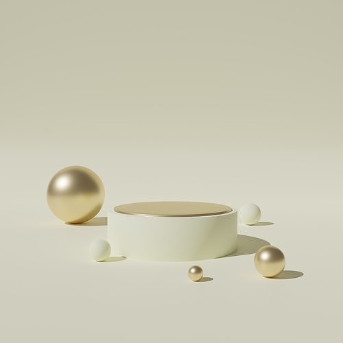 Free minimal podium for product presentation free 3D model | CGTrader