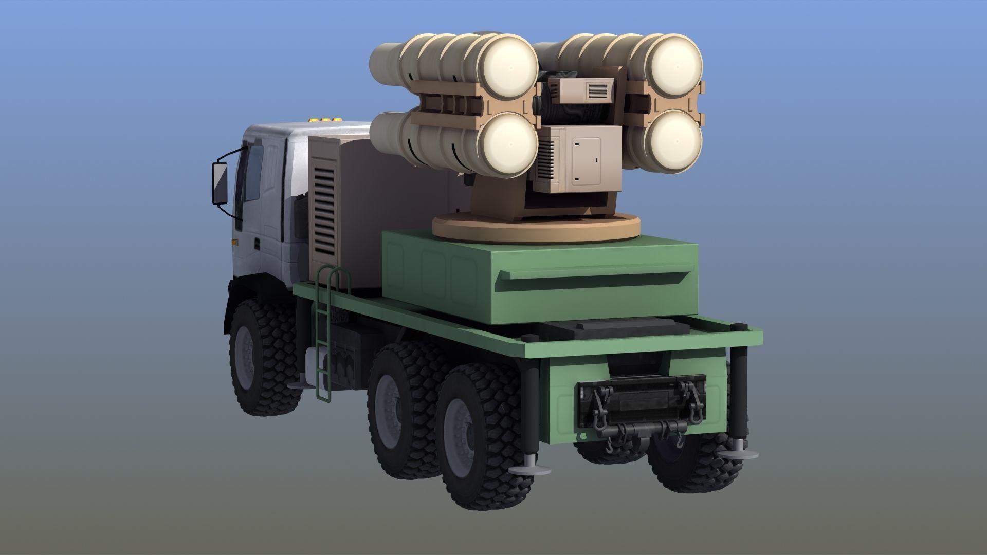 Herz-9 IRGC SAM System 3D model | CGTrader