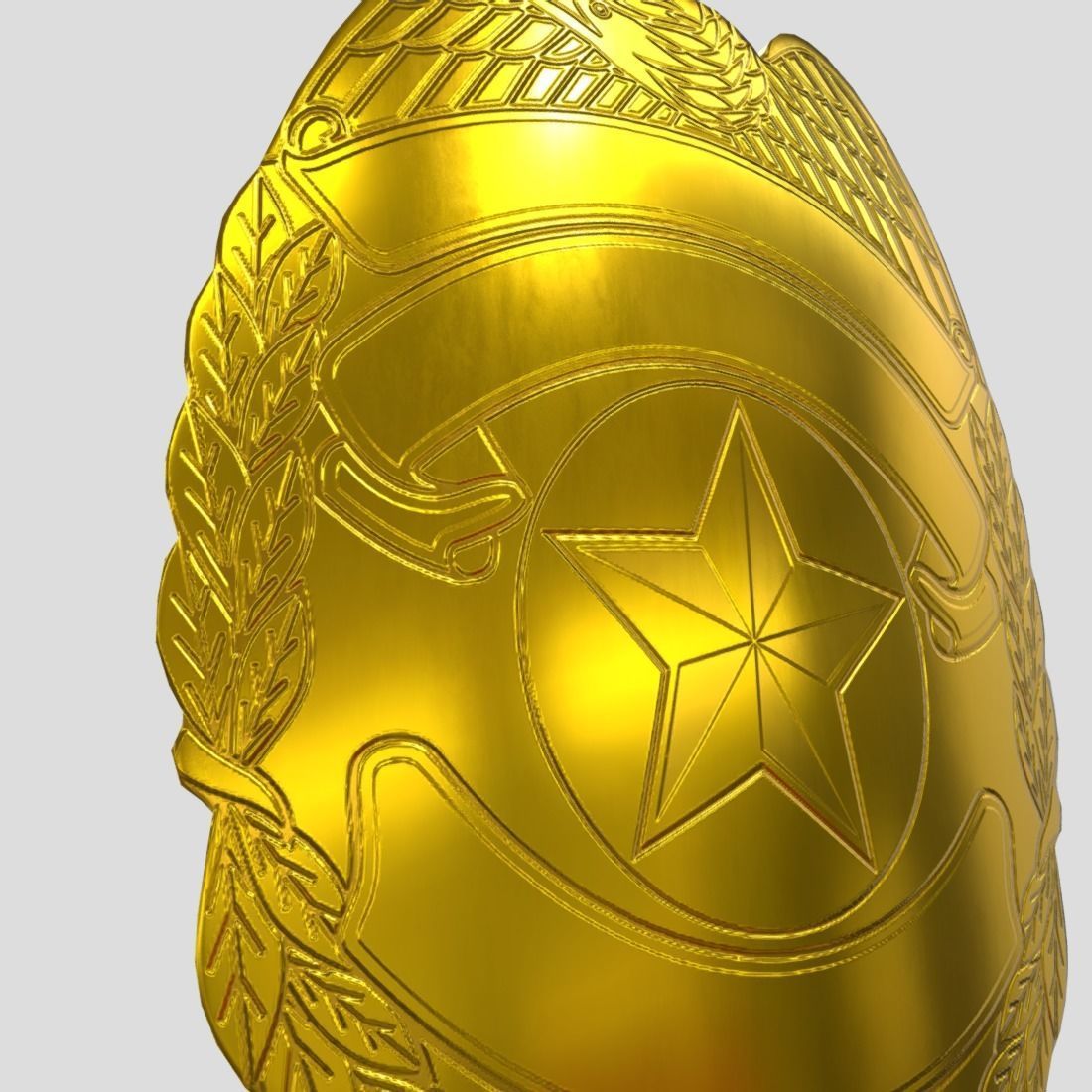 3D model Police Badge 2 VR / AR / low-poly | CGTrader