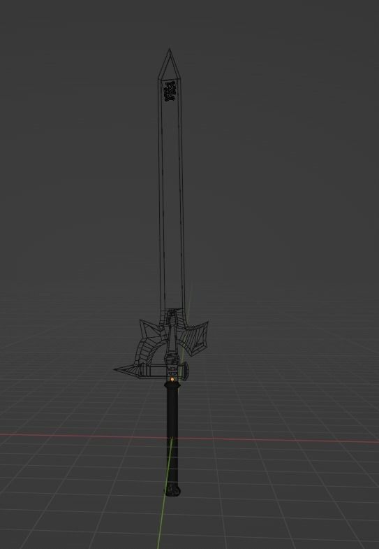 Kirito Sword 3D model | CGTrader