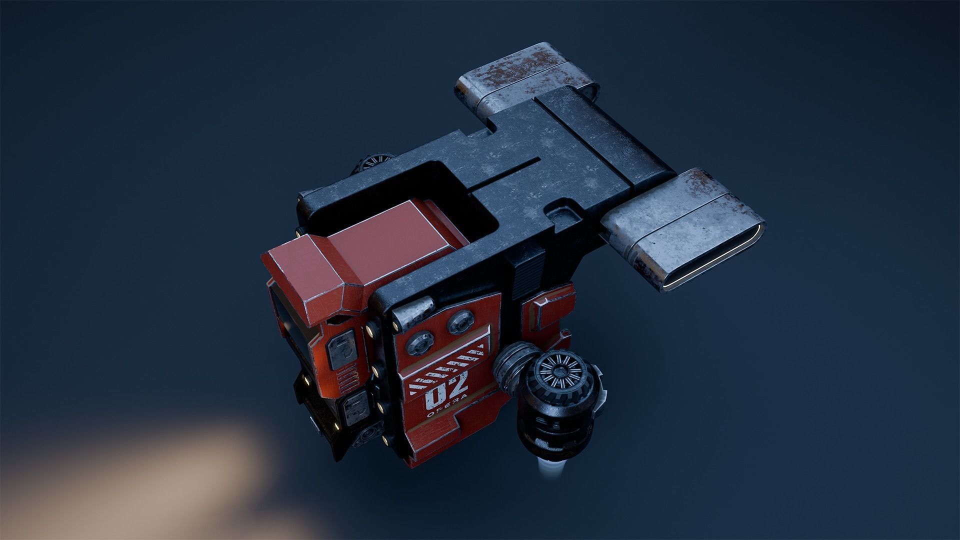 Basic human spaceship 3D model | CGTrader