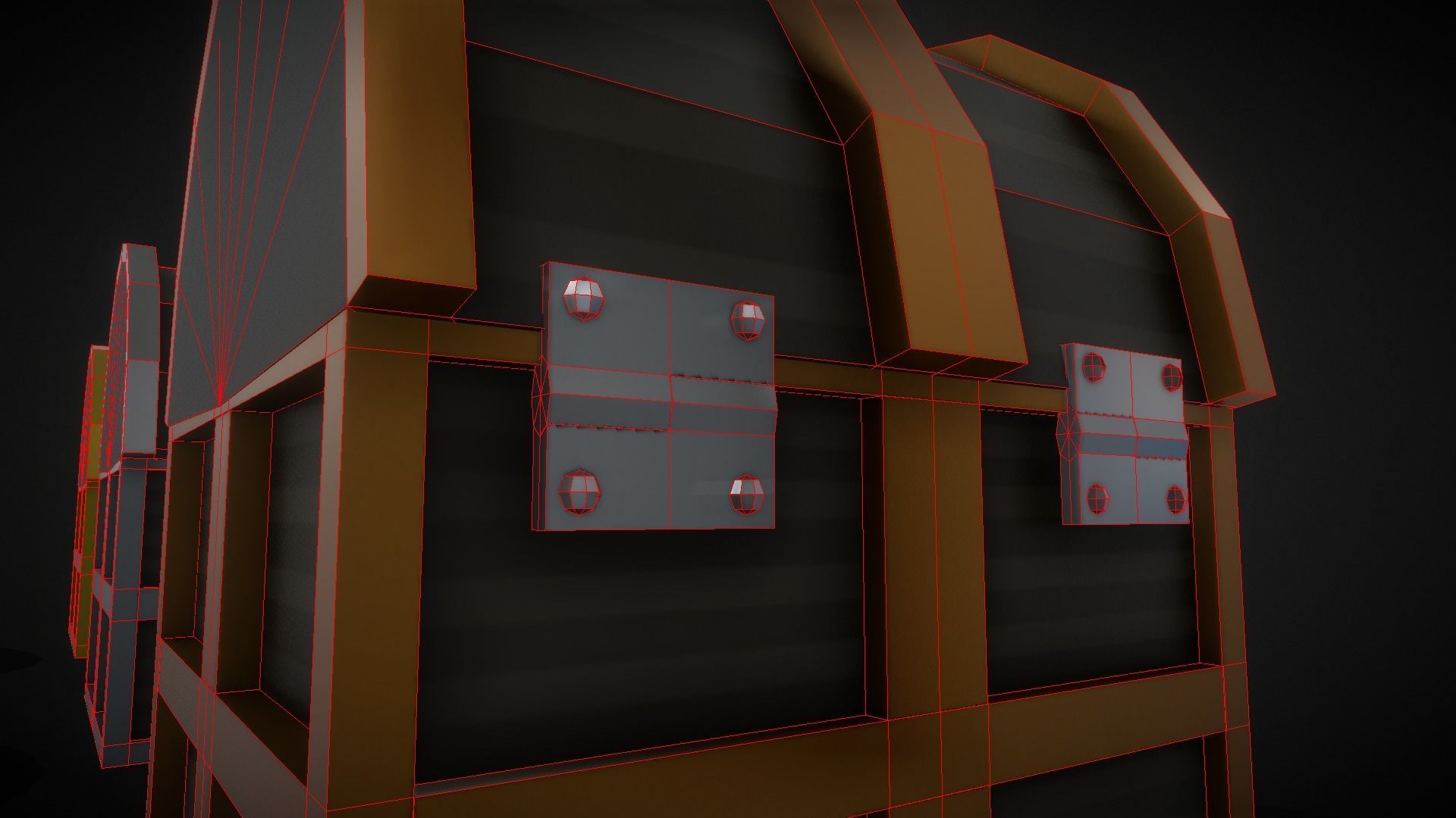 3D model Low Poly Chests Bronze SIlver and Gold pack VR / AR / low-poly ...