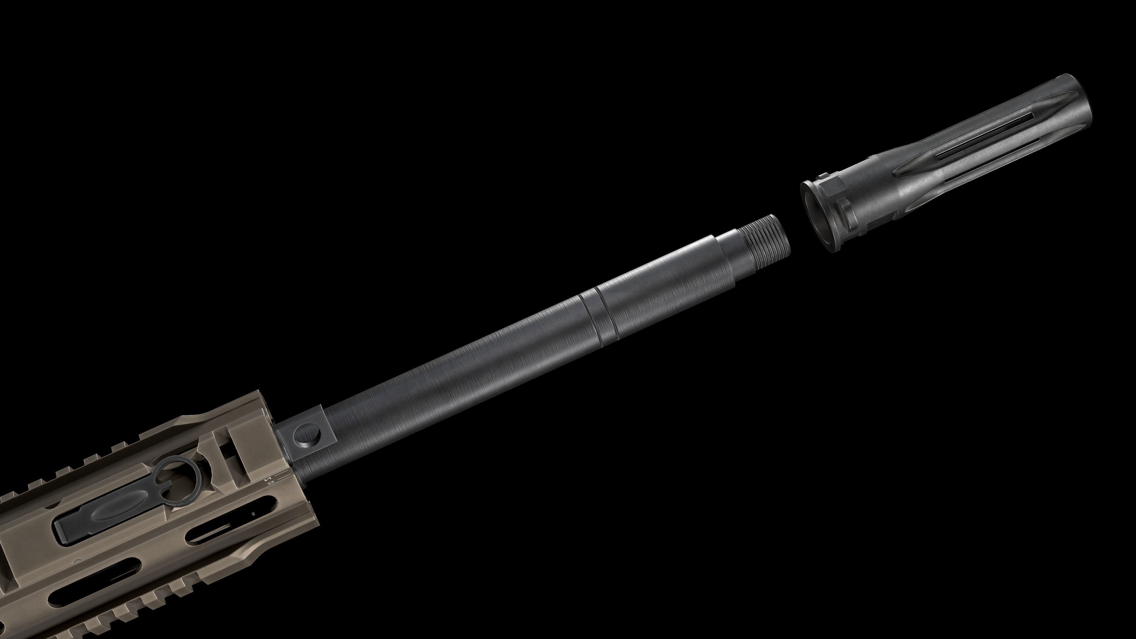 3D Model Collection Tactical Modular Sniper Rifle HK G28 and G28 patrol ...