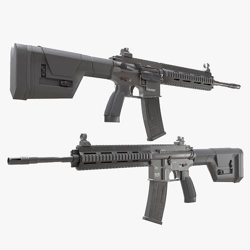 M416 Realistic assault rifle 3D model | CGTrader