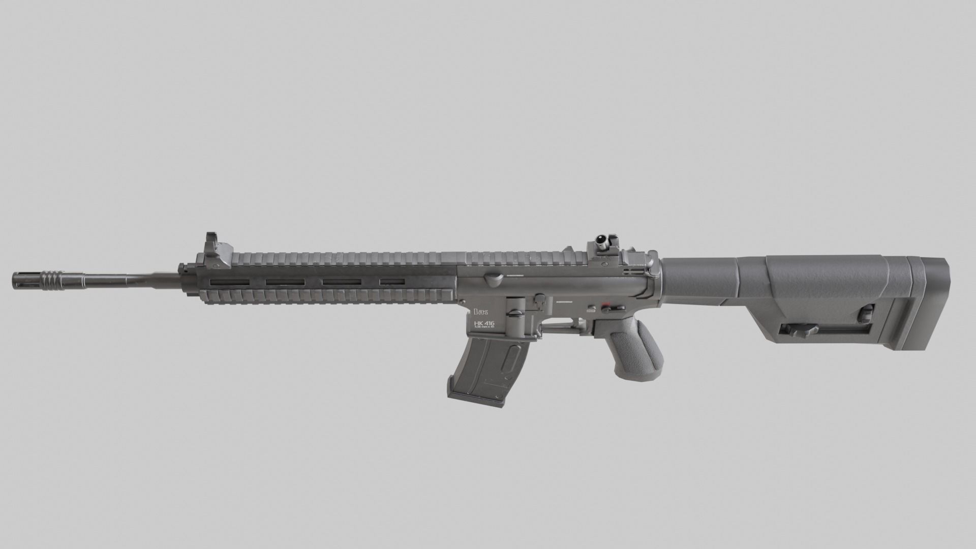 M416 Realistic assault rifle 3D model | CGTrader