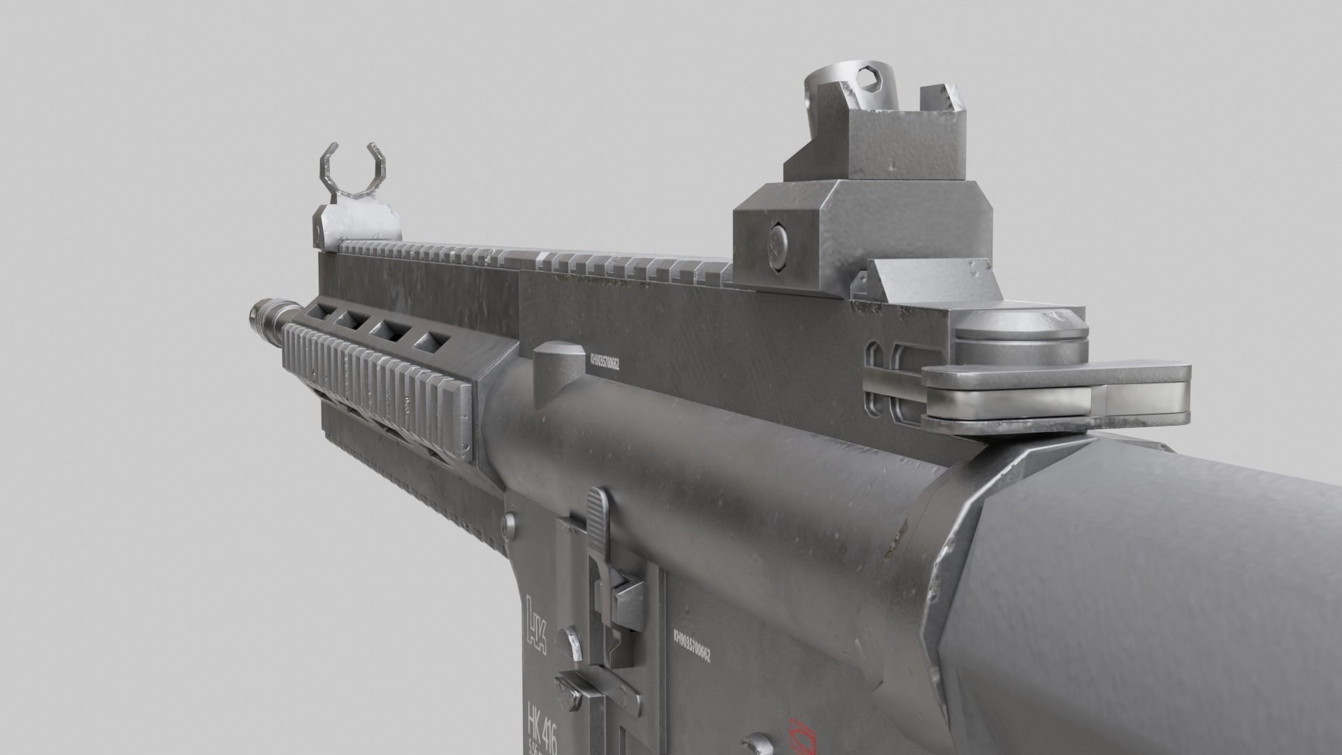 M416 Realistic assault rifle 3D model | CGTrader