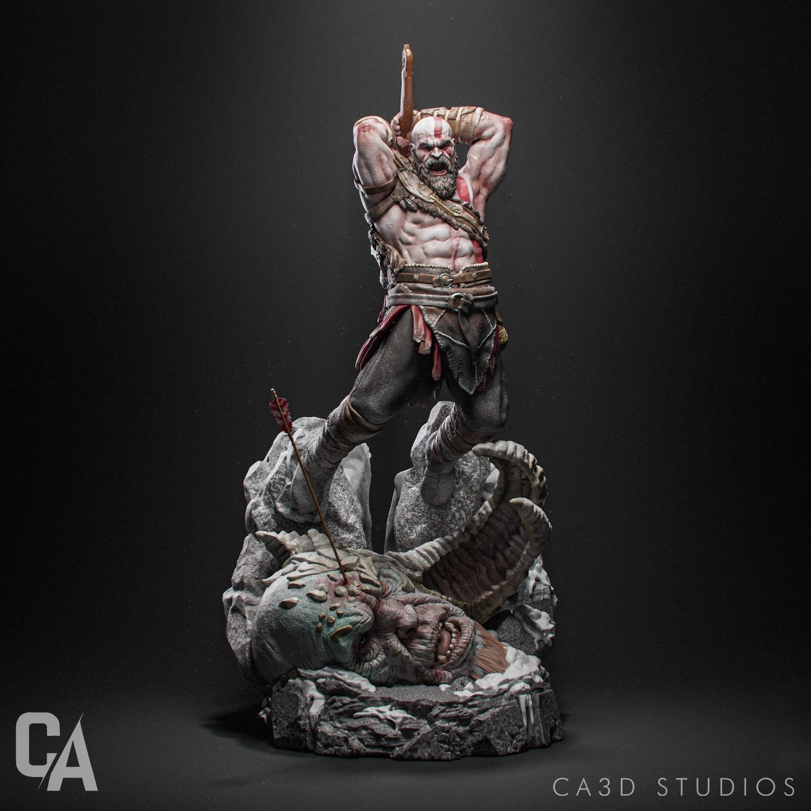 Kratos 3D Print 3D model 3D printable | CGTrader