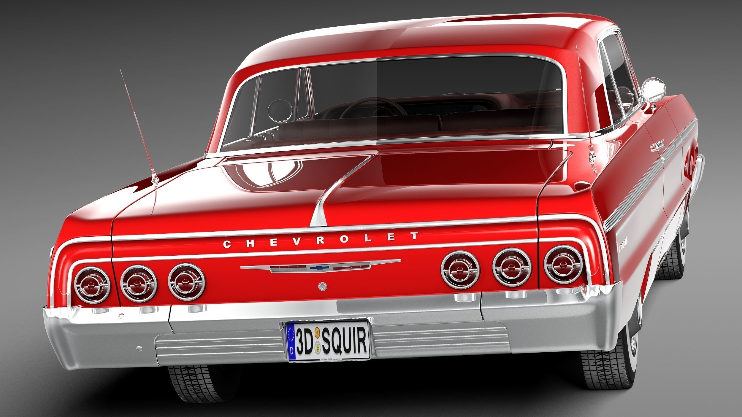 Chevrolet Impala Coupe 1964 3D model | CGTrader