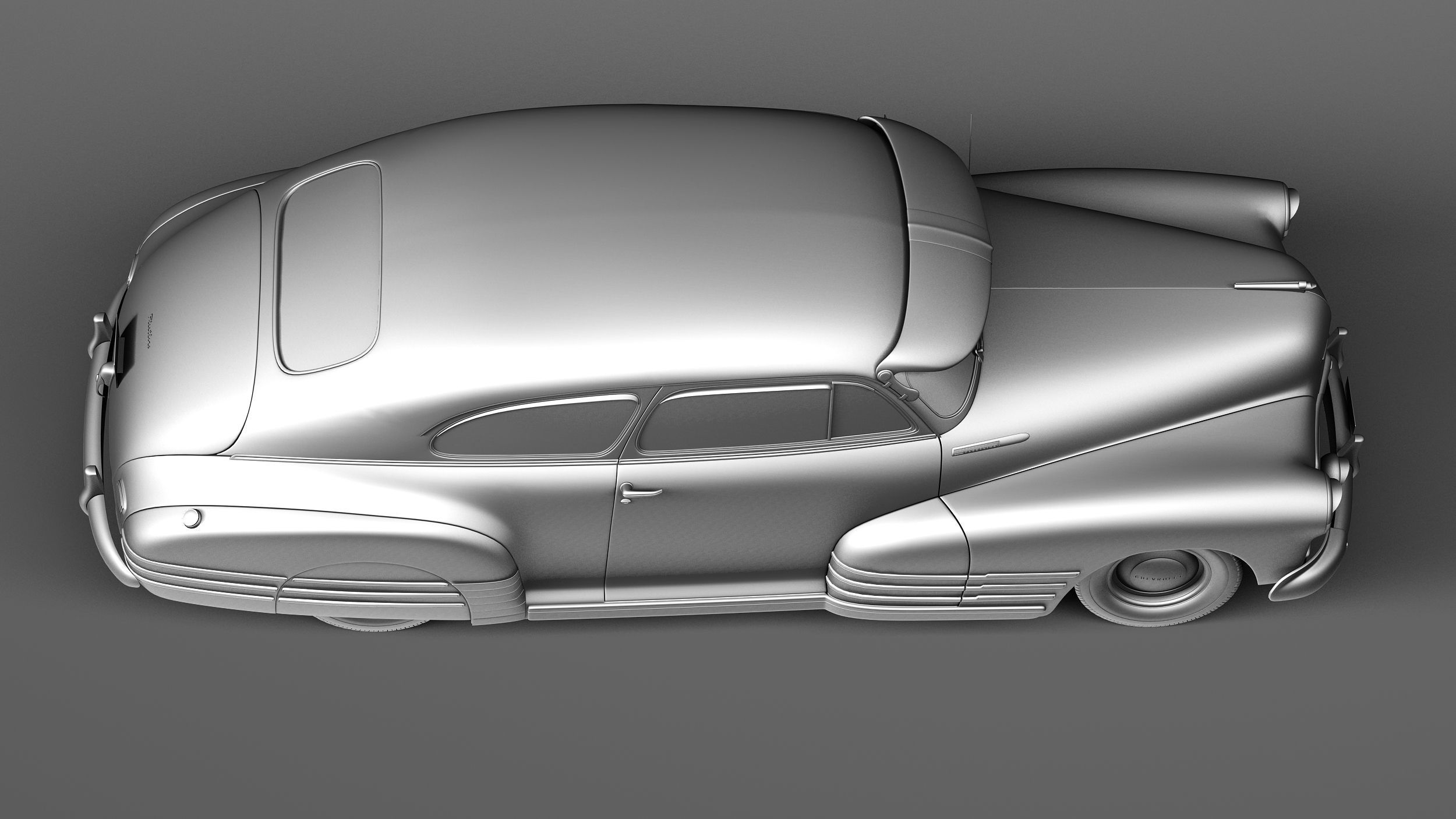 Chevrolet Fleetline Aerosedan 1948 3D model | CGTrader