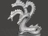 LERNAEAN HYDRA MINIATURE MODEL FOR FANTASY GAMES DND RPG 3D model 3D ...