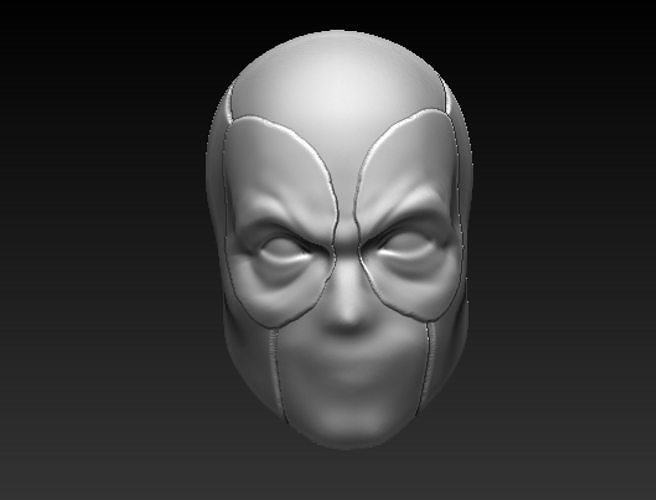 deadpool headsculpt 3D model 3D printable | CGTrader