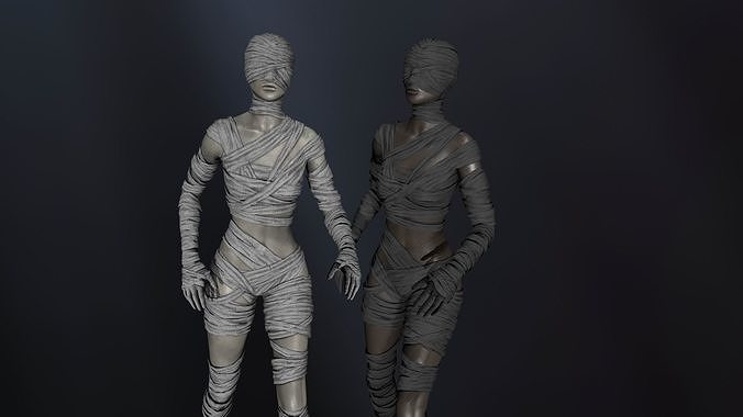 3D model Mummy Female VR / AR / low-poly | CGTrader