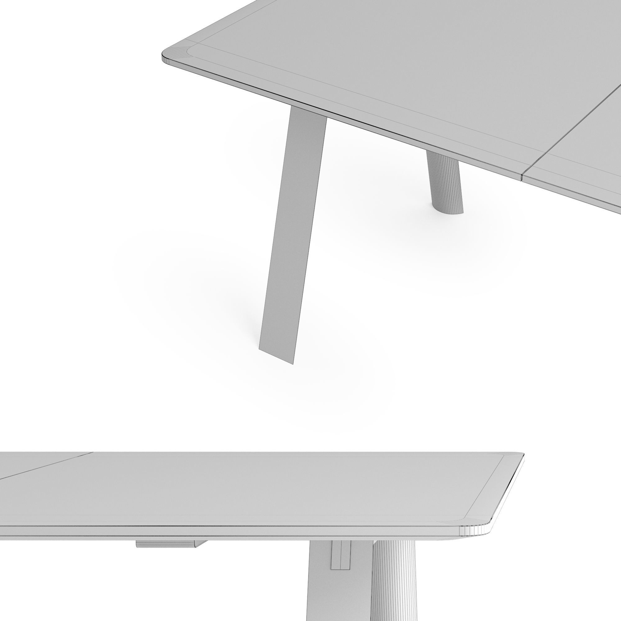 Bolia Dining Table Hill 3D model | CGTrader