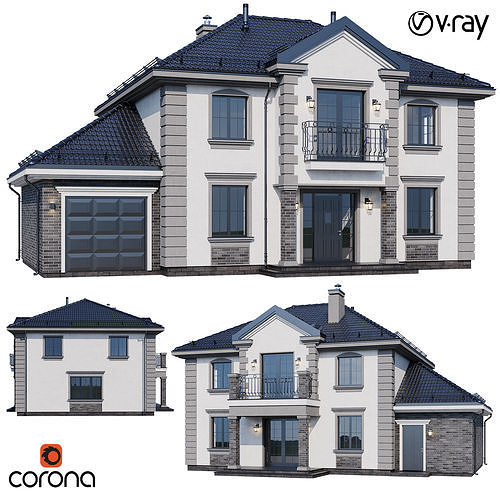 Modern house v70 3D model | CGTrader