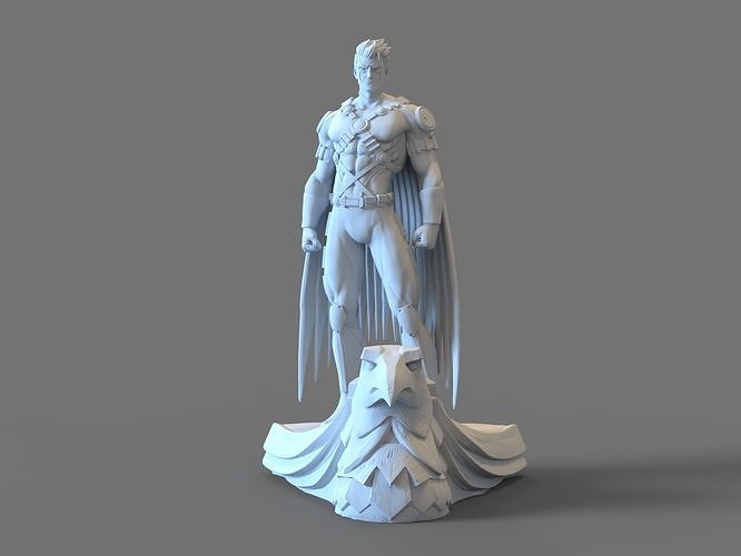 Red robin from Batman DC ComicsSTL files for 3d printing 3D model 3D ...