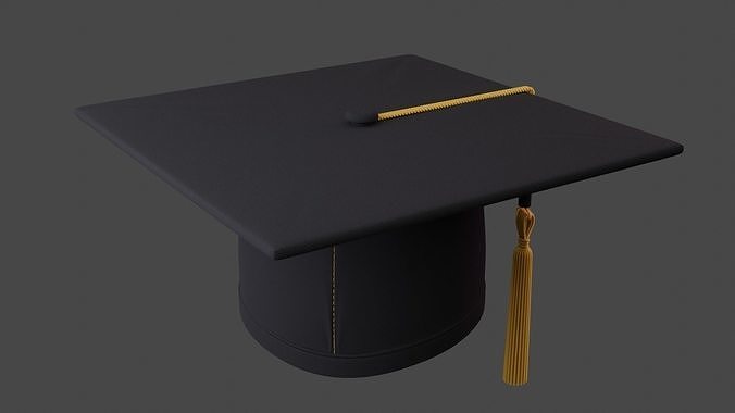 Mortarboard 3D model | CGTrader