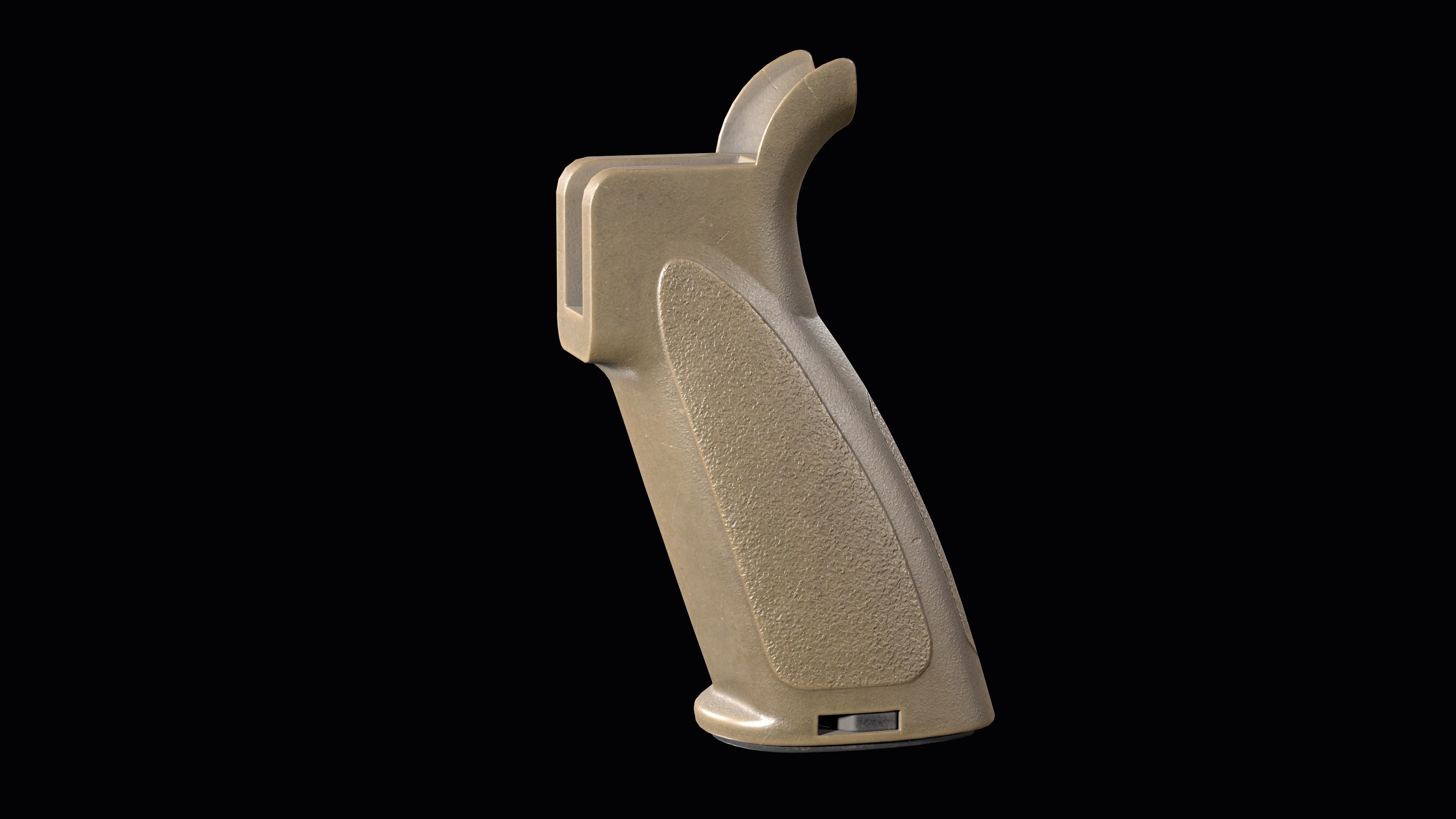 3D model AR 10 AR 15 pistol grip HK Battle Grip VR / AR / low-poly ...