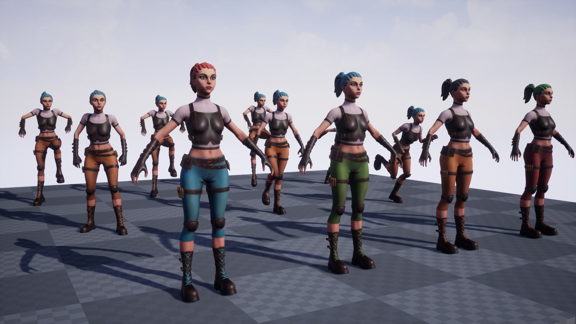 3D model Juli 3D Character VR / AR / low-poly | CGTrader