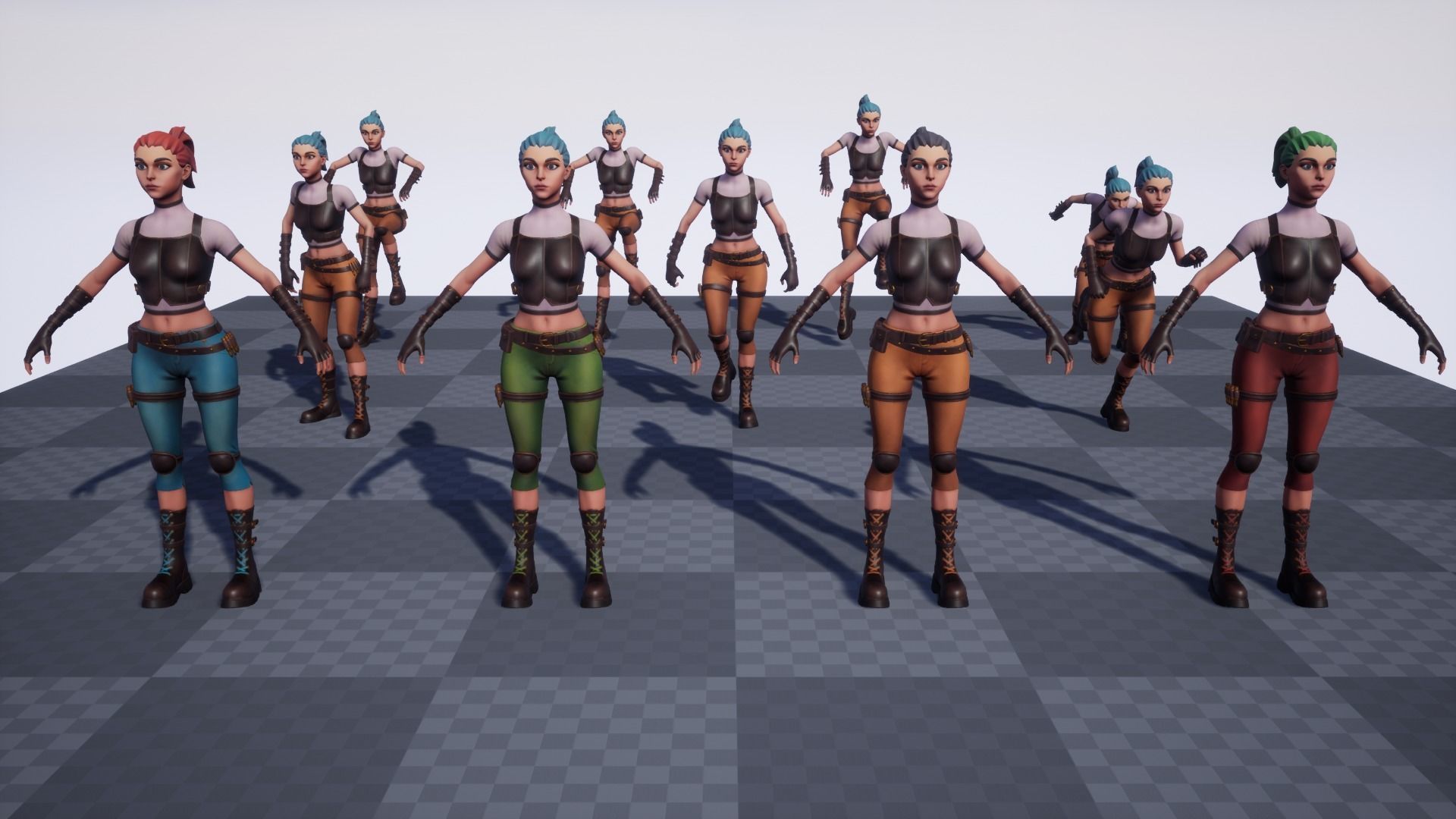 3D model Juli 3D Character VR / AR / low-poly | CGTrader