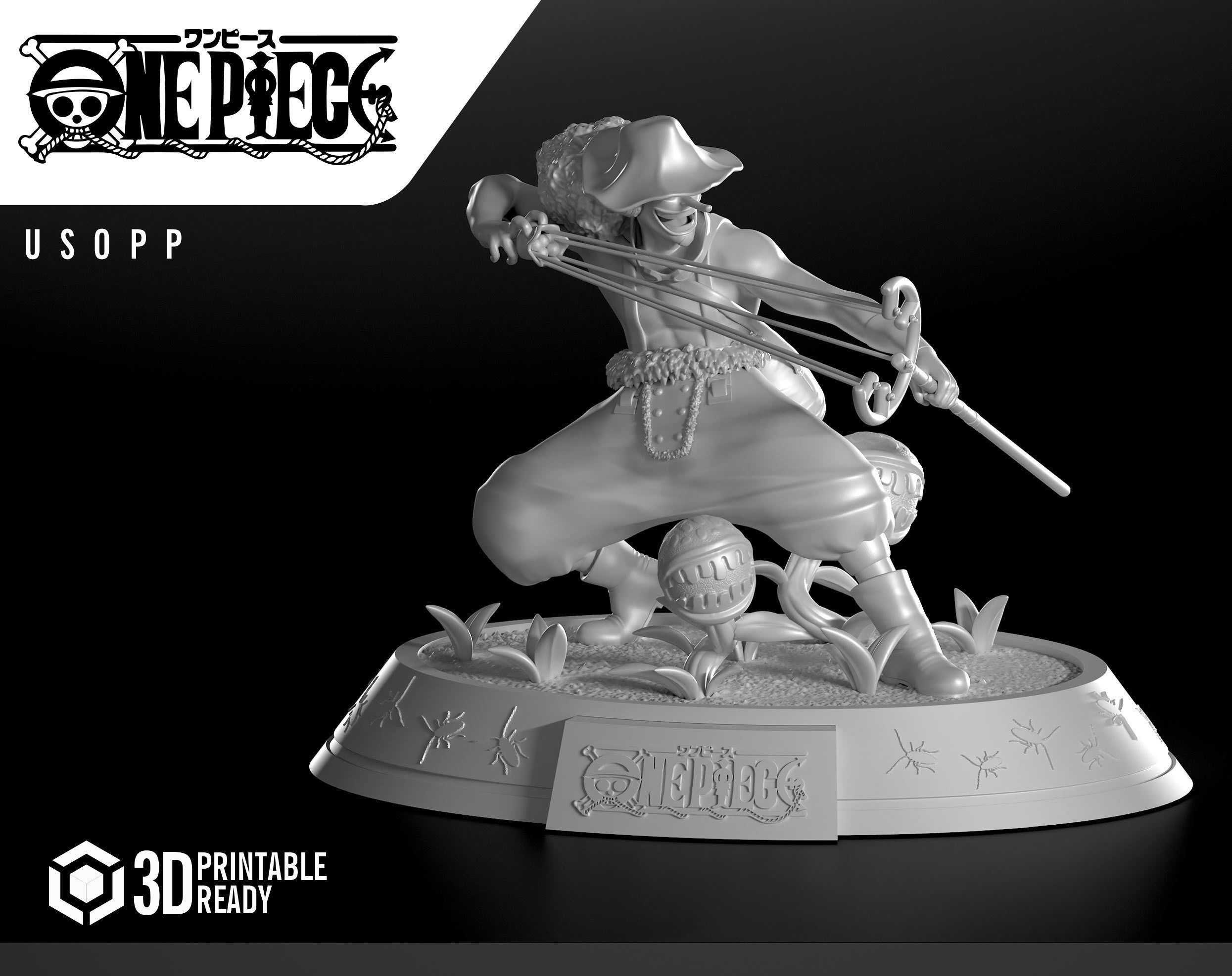 Usopp from One Piece 3D Print Model 3D model 3D printable | CGTrader