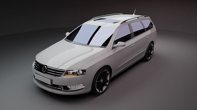 3D model volkswagen passat VR / AR / low-poly | CGTrader