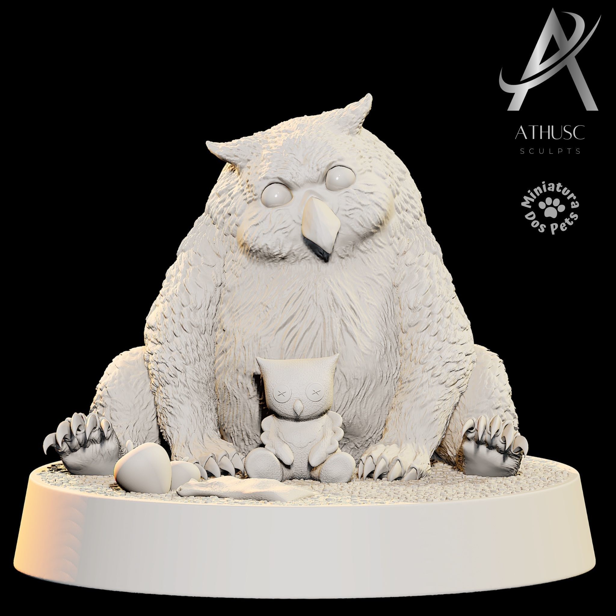 Owlbear Cub - Baldurs Gate 3 3D model 3D printable | CGTrader