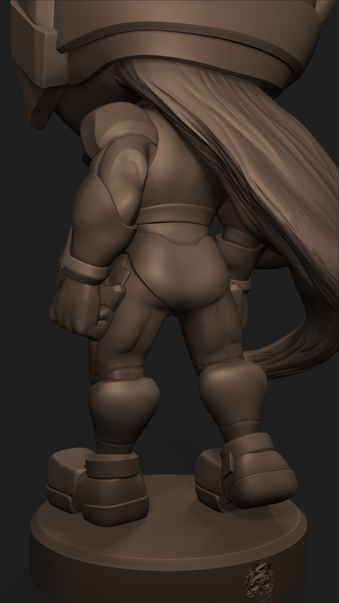 Megaman Zero Chibi 3D model 3D printable | CGTrader