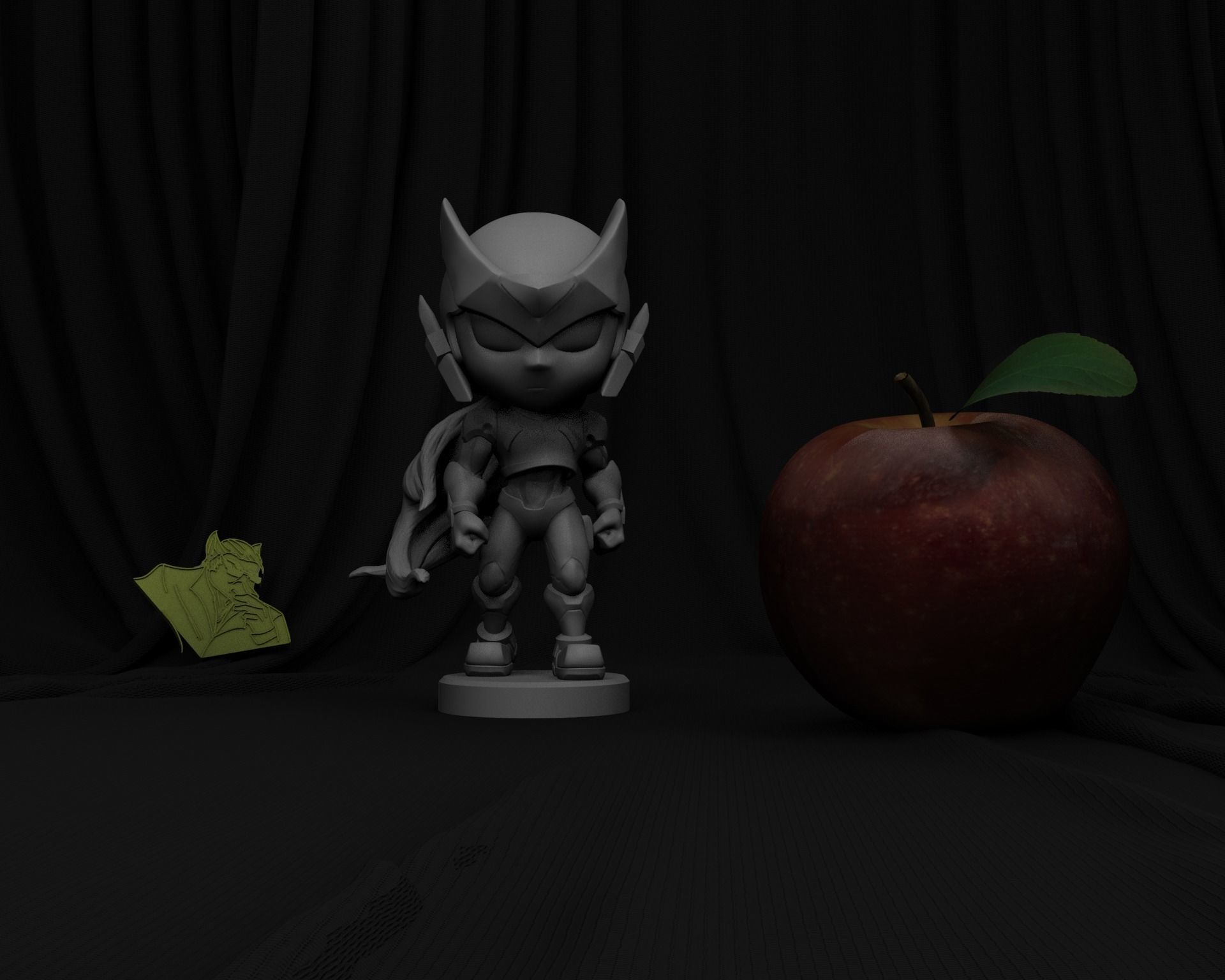 Megaman Zero Chibi 3D model 3D printable | CGTrader